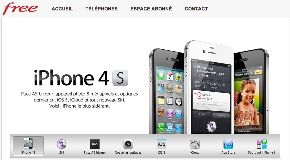 Free Mobile : L'iPhone 4 et 4S débarquent - WebLife