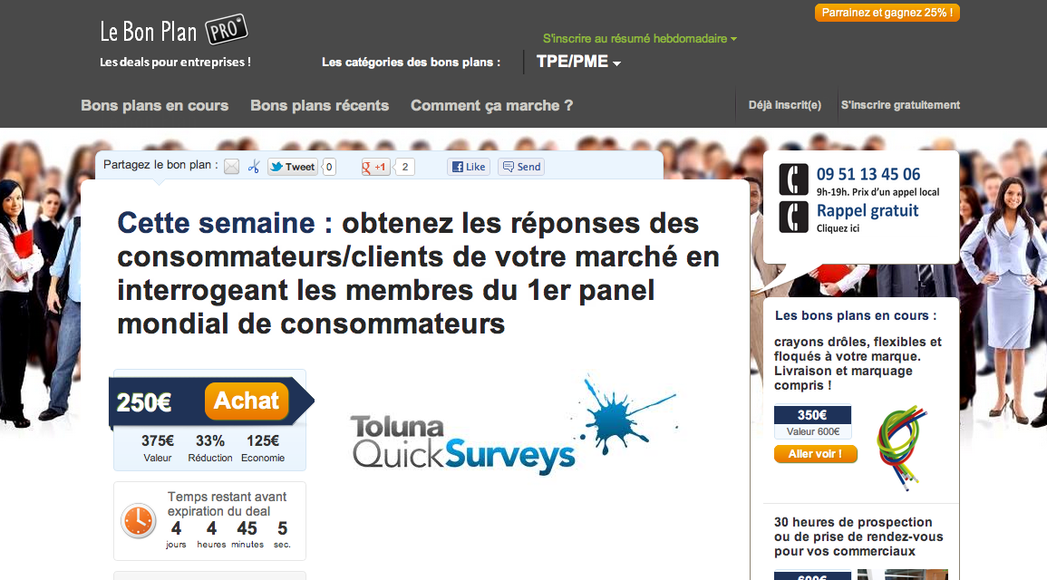 Le Bon Plan Pro : 1er site de deals pour entreprises - WebLife