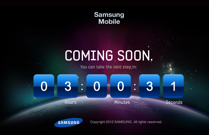 Samsung Galaxy S III : Dévoilé dans 3 heures ? - WebLife