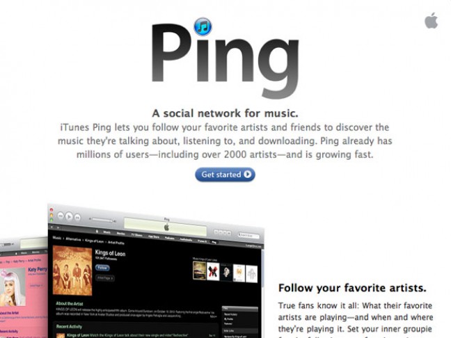 Apple : Abandon de Ping - WebLife