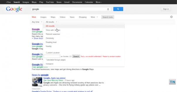 Google : Nouvelle interface utilisateur en test (juin 2012) - WebLife