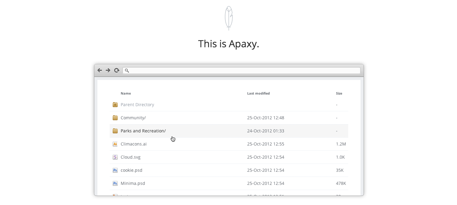 Apaxy : Donner du style à ses index Apache - WebLife
