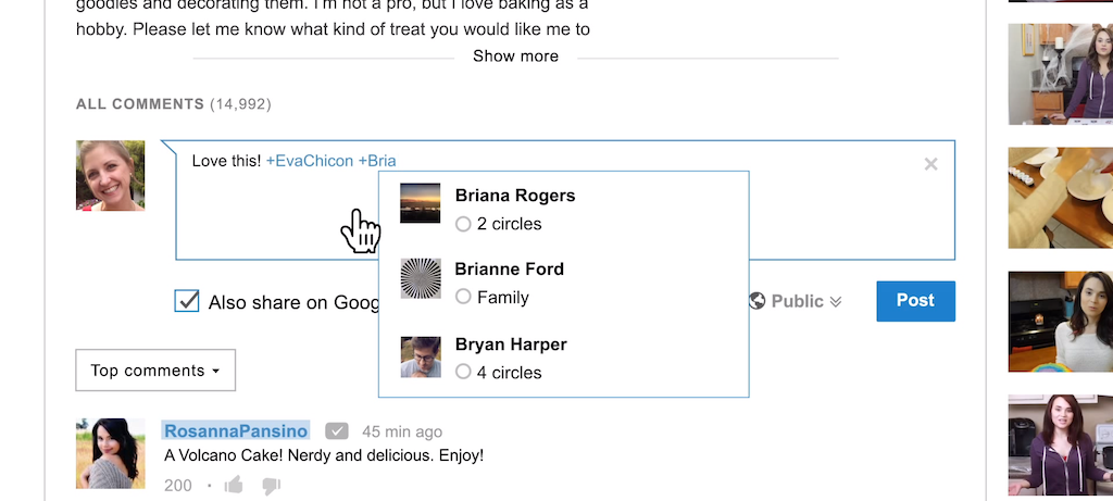 YouTube : Commentaires Google+ sur les pages vidéos - WebLife