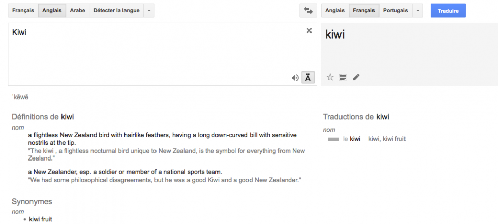 Google Traduction : Définitions, synonymes & exemples contextualisés ...
