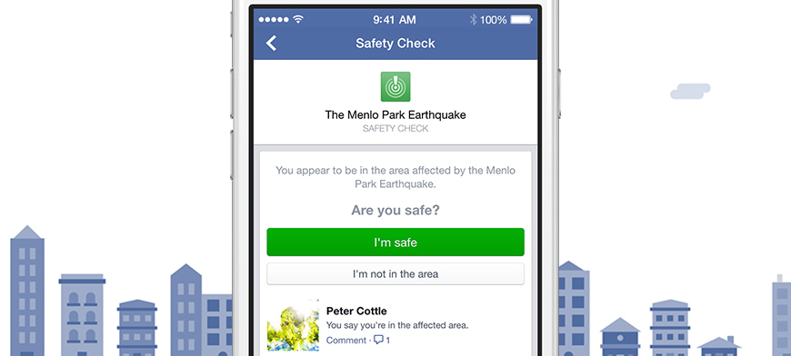 Facebook Safety Check : Rassurez vos proches en cas de catastrophe ...