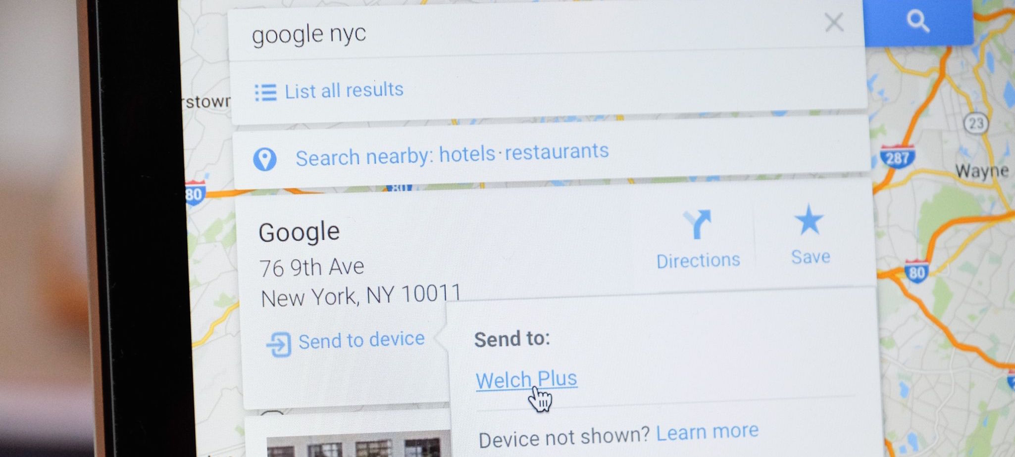 Google Maps : Envoi de lieux sur mobiles Android & iOS - WebLife