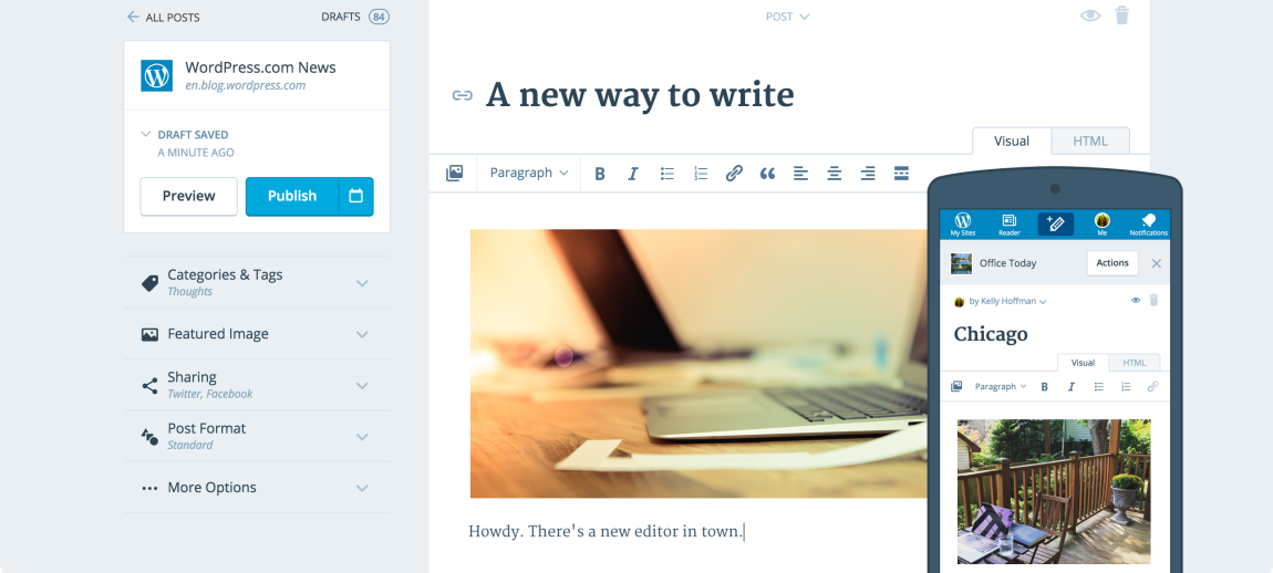 WordPress : Un éditeur plus flexible et rapide - WebLife