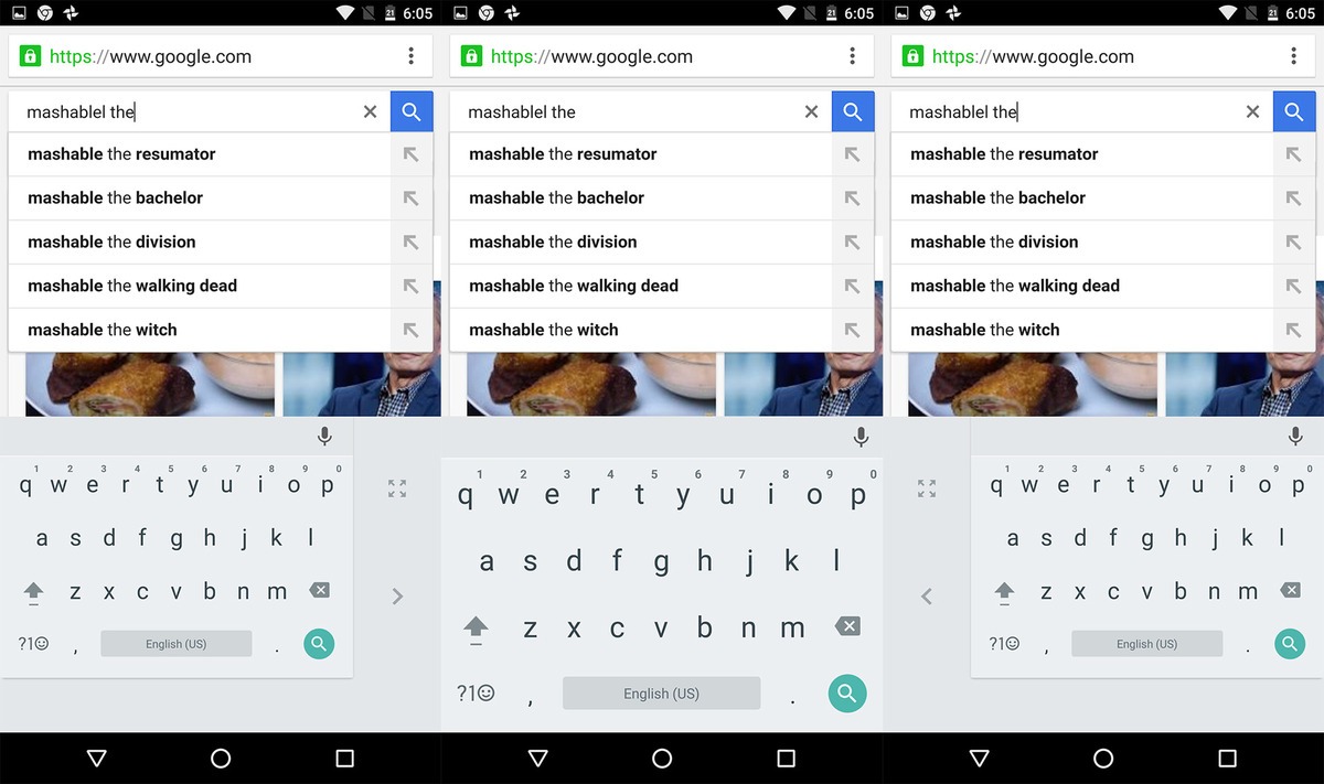 Google : Un nouveau clavier utilisable avec une seule main - WebLife