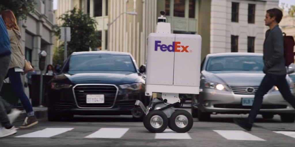 FedEx dévoile à son tour son robot de livraison autonome - WebLife